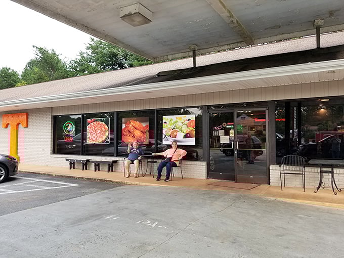 Simple tables, extraordinary pizza - where Seymour locals gather to enjoy slices that need no fancy setting to shine.