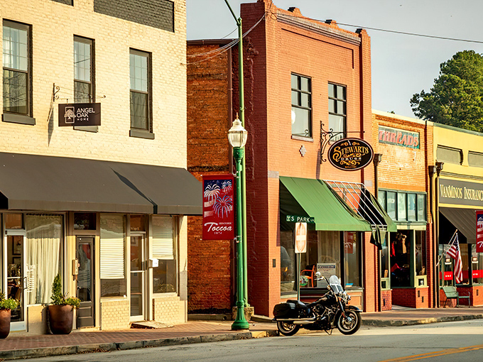 Beautiful brick buildings line Toccoa's welcoming streets. The only thing more attractive than the architecture is the cost of living!