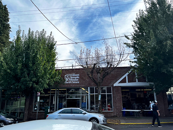 Nestled among trees, this unassuming thrift store has been a Portland treasure hunting institution for decades.