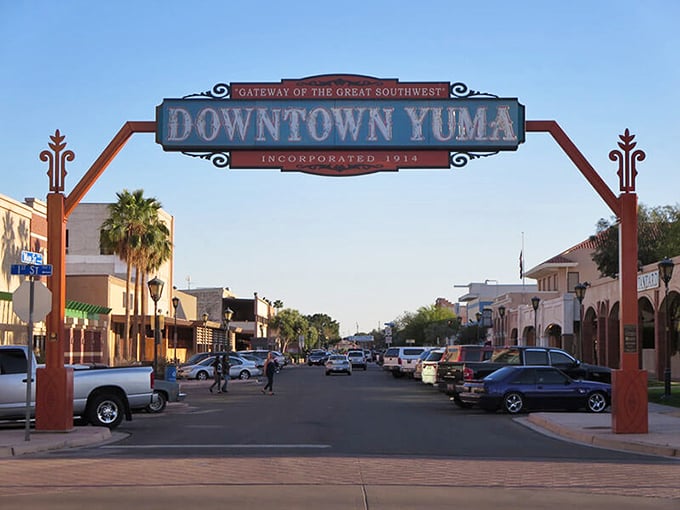 Yuma's historic main street offers that perfect blend of character and convenience, without the tourist-trap prices of more famous destinations.