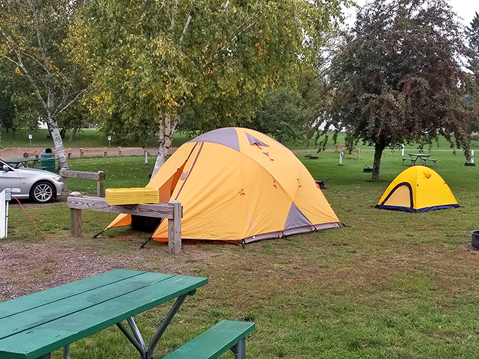 Camping under Wisconsin skies &ndash; where the stars perform nightly shows for free and morning coffee tastes better when brewed outside.
