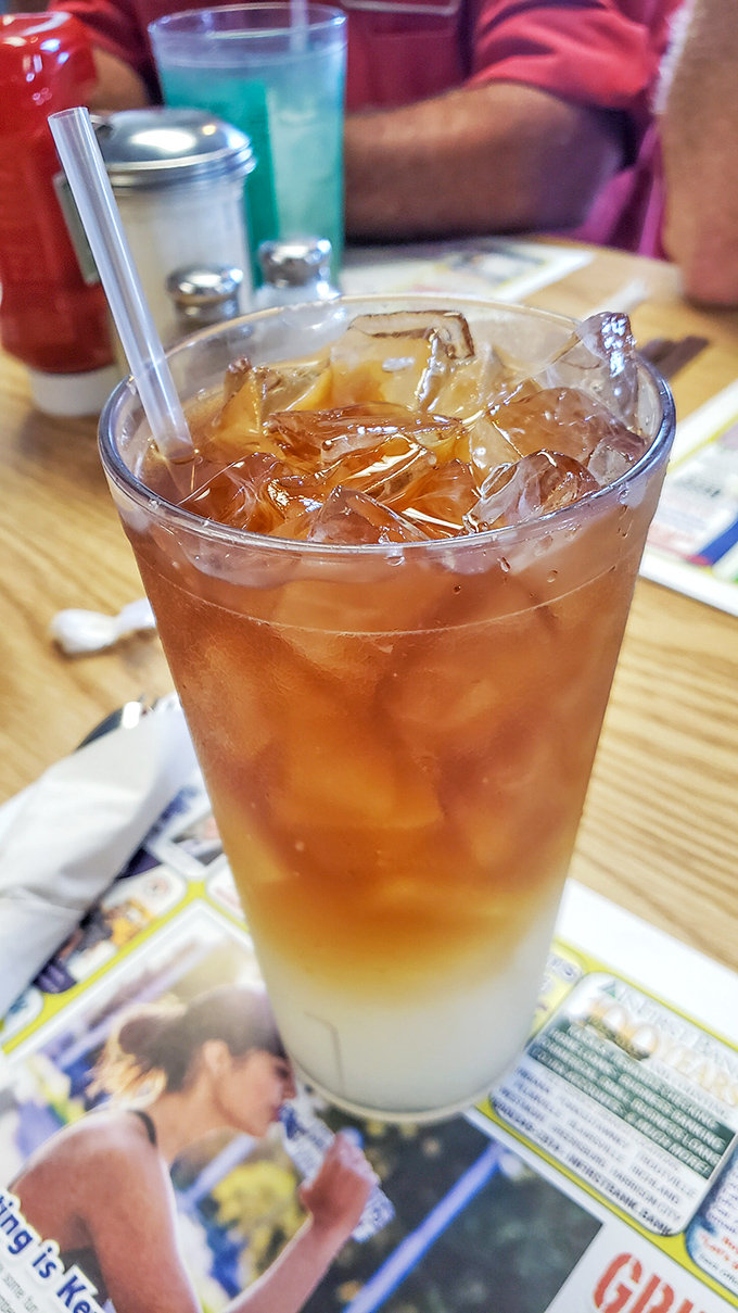 An Arnold Palmer that's perfectly balanced between sweet and tart, like finding the exact middle note in a Springsteen ballad.