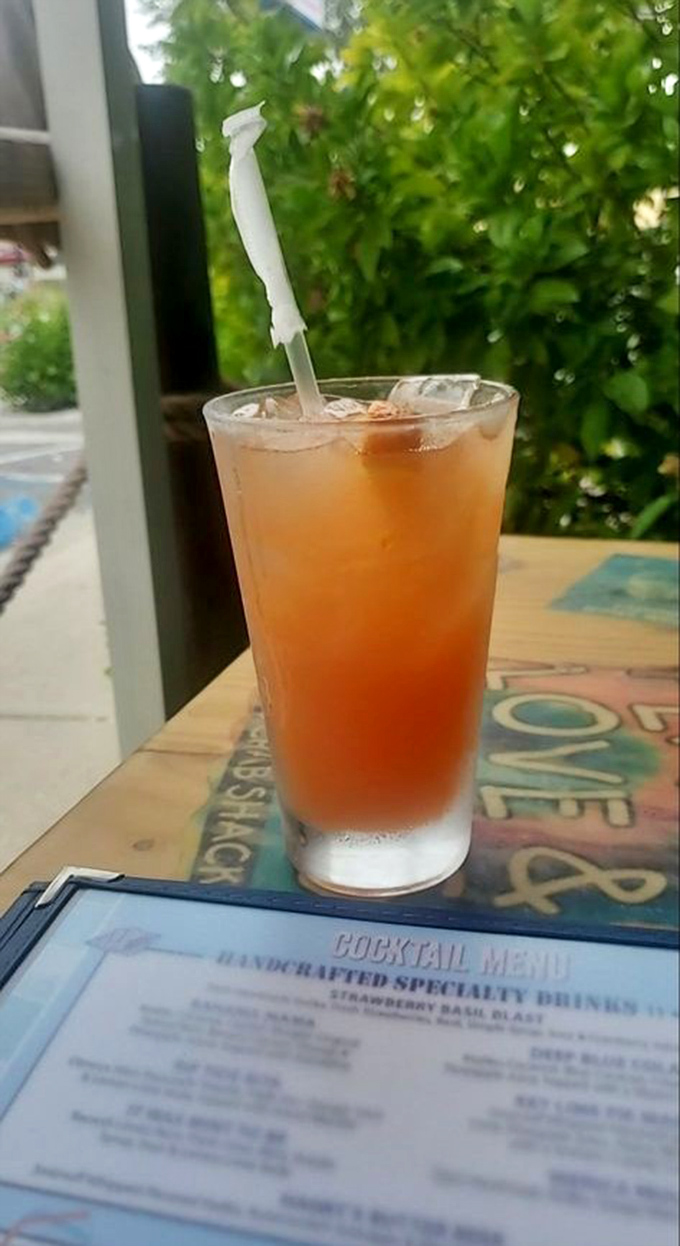 A sunset in a glass&mdash;this Bahama Mama cocktail delivers tropical vibes without requiring you to apply sunscreen.
