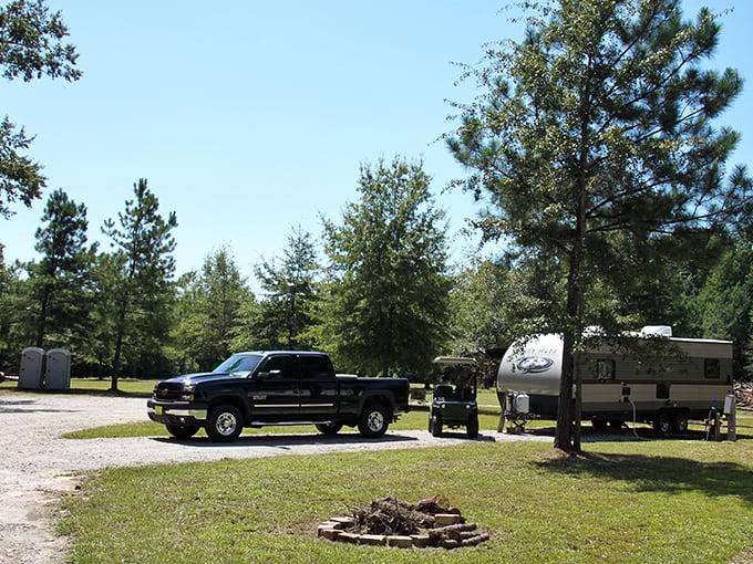 Bailey Creek Campground provides affordable outdoor recreation for locals and visitors alike. Nothing says "budget-friendly vacation" like bringing your own accommodations!