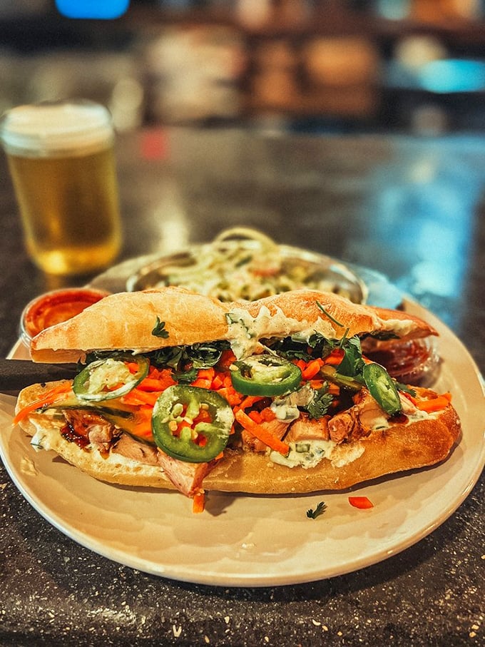 This Banh Mi sandwich is what happens when cultures collaborate instead of compete &ndash; a harmony of flavors that sings in perfect pitch.