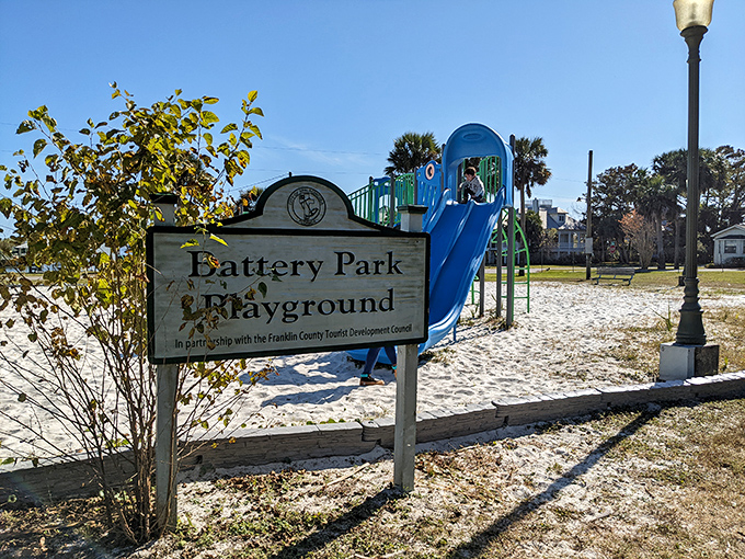 Battery Park Playground offers coastal fun for the little ones, proving that sometimes the simplest pleasures make the best vacation memories.