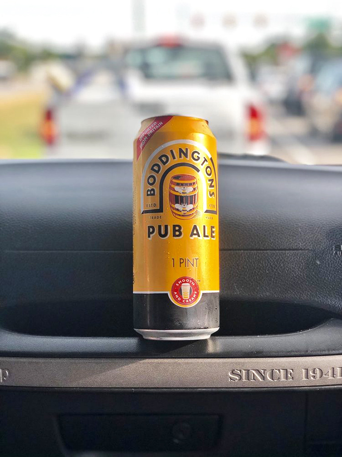 Boddingtons in the car? Someone's planning ahead! Nothing complements proper fish and chips like a proper British ale.