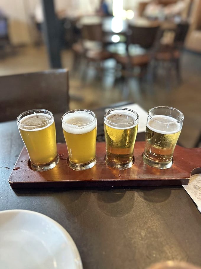 Four golden soldiers standing at attention, ready to refresh your palate between bites of smoky, spicy Southwestern goodness.