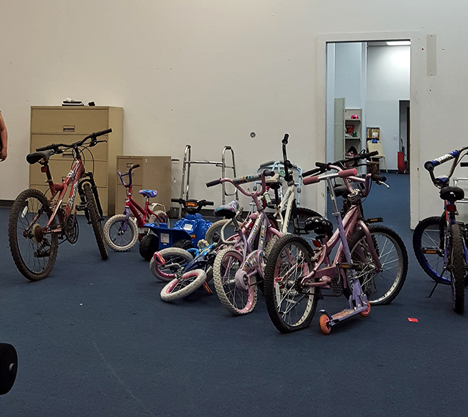 Pedal-powered possibilities abound! From training wheels to trail-ready rides, the bicycle section offers affordable wheels for every adventure.