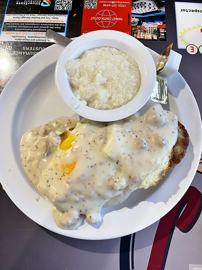 Biscuits and gravy with eggs that don't need Instagram filters &ndash; this is the breakfast that launched a thousand productive days.