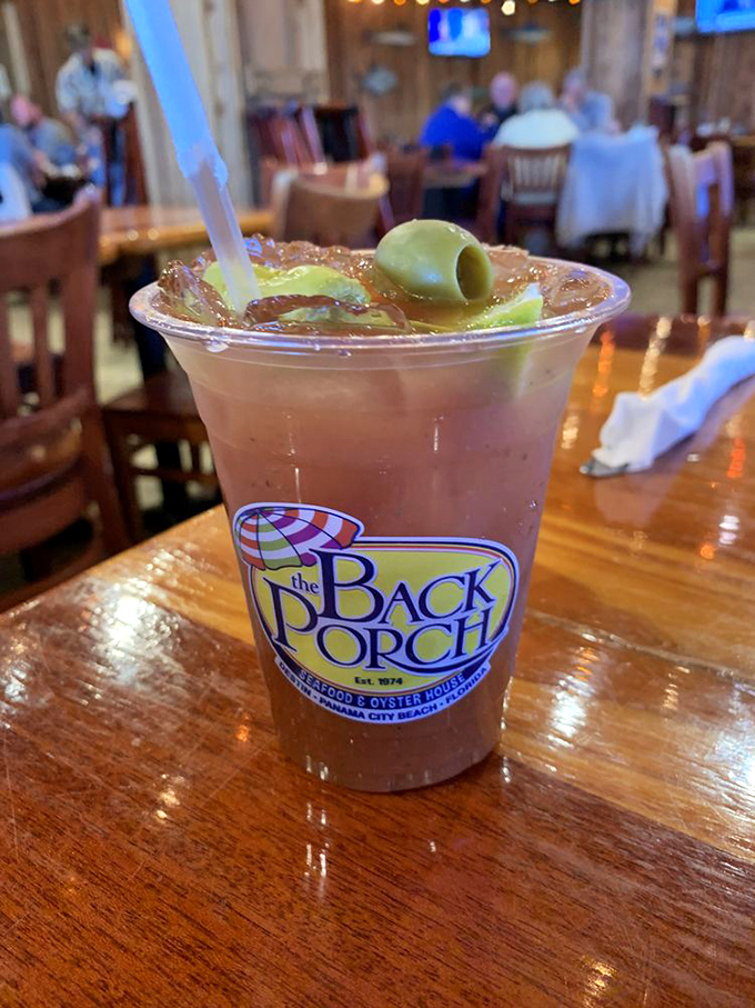 Not just a Bloody Mary&mdash;it's a vacation in a glass, complete with the requisite olive doing synchronized swimming in tomato-based bliss.