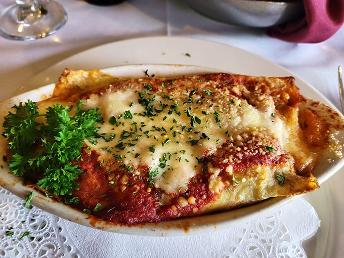 The cannelloni beckons with its blanket of melted cheese and savory filling&mdash;pasta architecture that would make Italian grandmothers nod in approval.