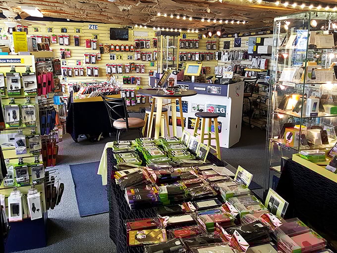 Welcome to gadget paradise! This tech vendor has transformed their stall into a one-stop shop for everything from phone cases to chargers at prices that won't require a second mortgage.