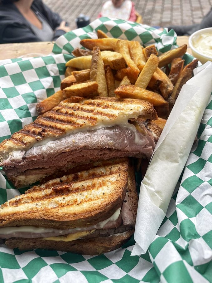 This panini doesn't just contain a cheesesteak&mdash;it imprisons it between crispy, grilled bread until all the flavors surrender and become one magnificent bite.