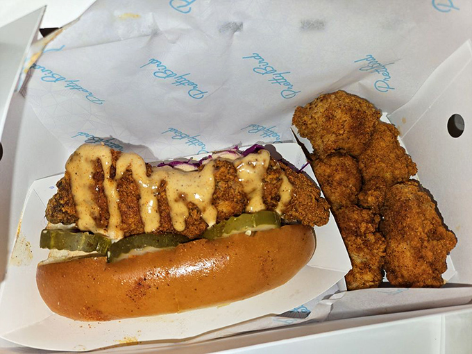 When sandwich meets chicken pieces, it's not just lunch&mdash;it's a choose-your-own-adventure of crispy, spicy deliciousness.