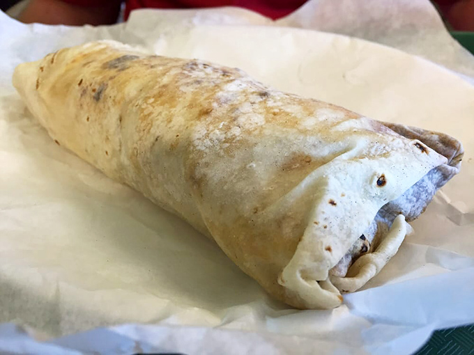 The ultimate comfort food&mdash;a chorizo burrito that makes you question why you ever bothered with fancy restaurants in the first place.