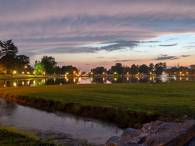 Twilight at the lake transforms Boonville into a postcard-perfect scene&mdash;the kind that makes city dwellers question their life choices.