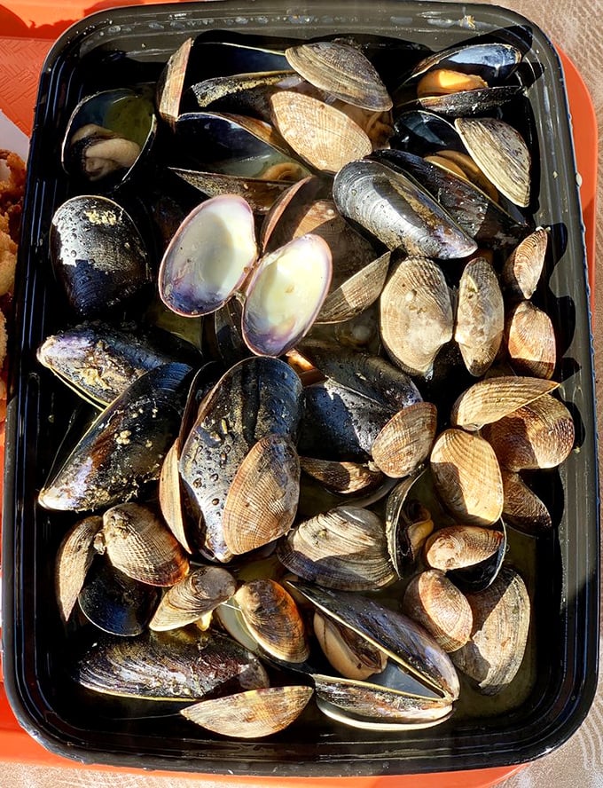 These steamed clams and mussels aren't just seafood &ndash; they're little oceanic treasures telling stories of the Pacific in every briny bite.