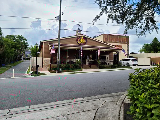 This unassuming restaurant with American flags proudly displayed might just serve the kind of comfort food that makes you call your cardiologist and your therapist.