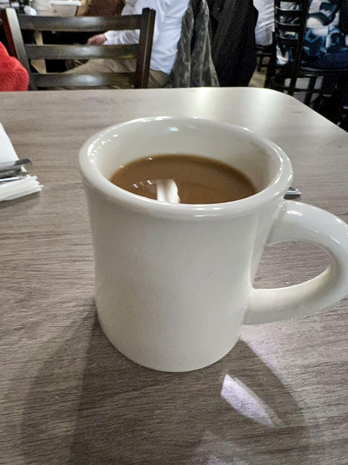 The humble diner coffee mug &ndash; unassuming vessel of liquid motivation that's kept America running since before energy drinks were a twinkle in a marketer's eye.