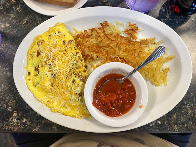 This combo omelet doesn't need a marketing team or influencer campaign&mdash;just one bite and you're converted for life.