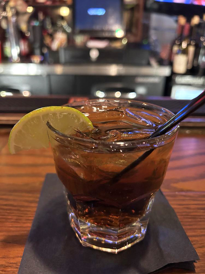 This isn't just a cocktail&mdash;it's liquid amber nostalgia in a glass, the kind Don Draper would order while plotting his next big campaign.