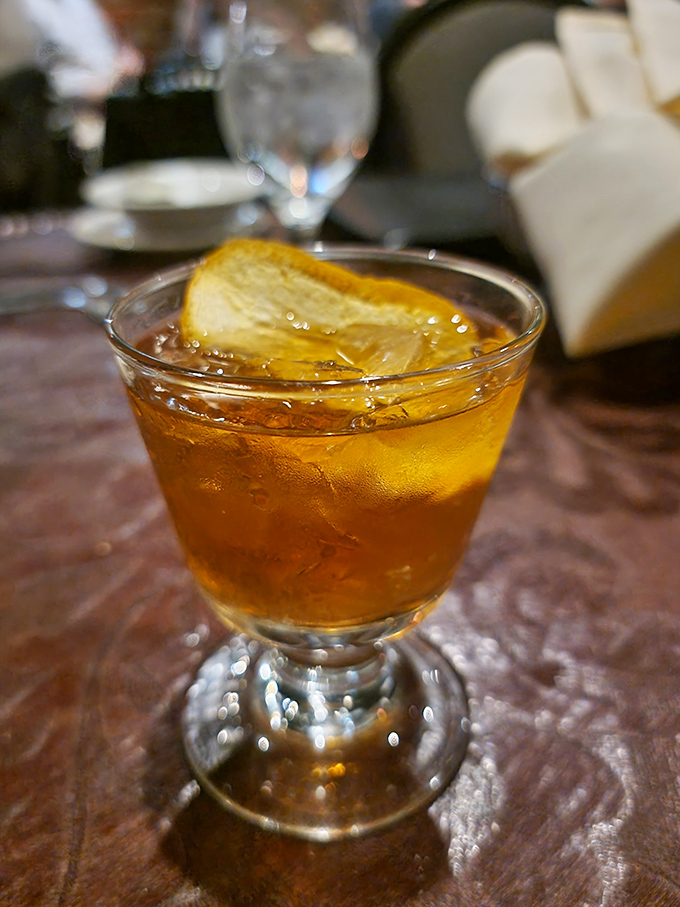 An old fashioned done right never goes out of style, much like a dinner jacket or knowing when to leave a party.