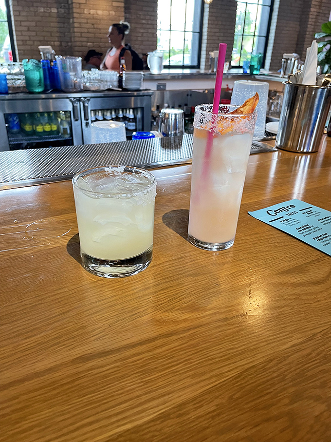Margaritas that mean business&mdash;one classic, one pink and playful. The perfect liquid companions for your Mexican food adventure.