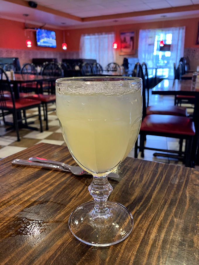 A margarita so pristine it deserves its own spotlight &ndash; tart, sweet, and strong enough to make you text your ex (but please don't).