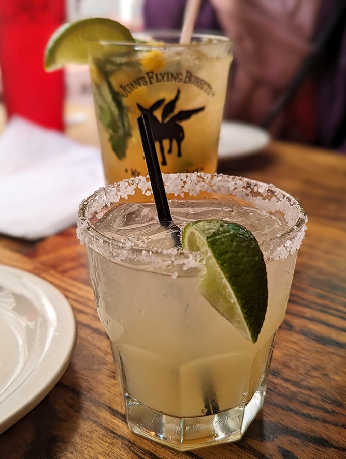 Their margaritas don't just complement the meal&mdash;they're supporting characters in your dining adventure, with salt rims crisp enough to hear from across the table.