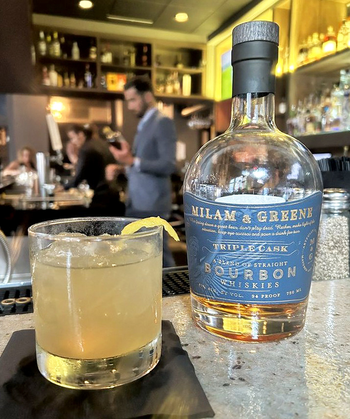 A cocktail that makes you feel sophisticated just by ordering it. Bourbon that's aged longer than some Hollywood marriages.