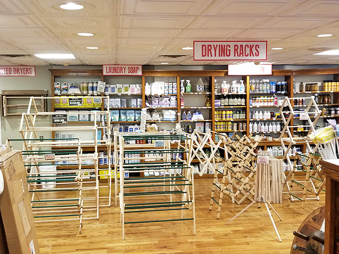 These wooden drying racks aren't just practical laundry tools&mdash;they're sculptural reminders of when household chores doubled as upper body workouts.