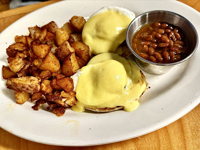 Eggs Benedict done right is breakfast's answer to formal wear&mdash;elegant, classic, and always appropriate, with home fries playing the perfect supporting role.