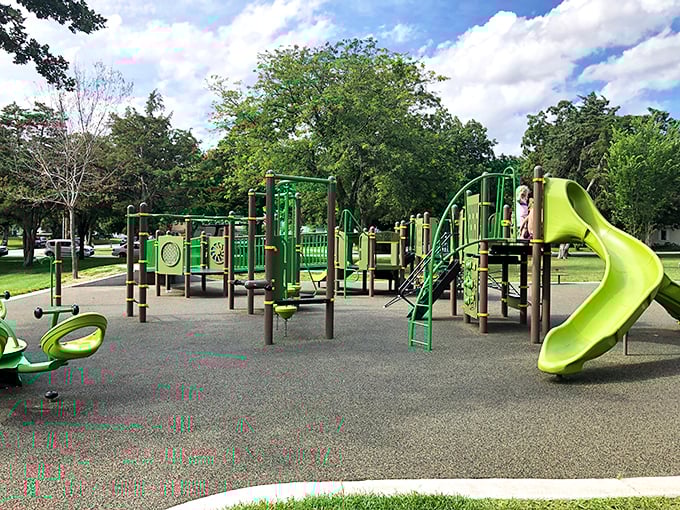 Peter Pan Park offers state-of-the-art playground equipment where multiple generations of Emporians have experienced the joy of simply being kids.