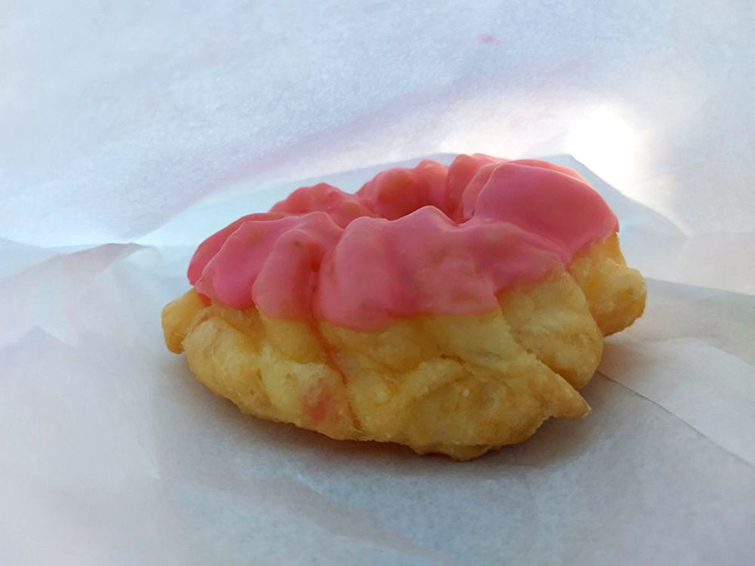 The French cruller&mdash;a golden spiral of delicate pastry topped with pink glaze&mdash;proves that sometimes beauty can indeed be eaten.