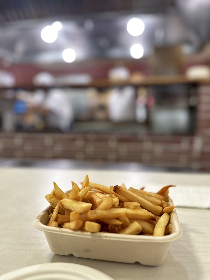 These aren't just fries &ndash; they're golden happiness sticks, crispy on the outside, fluffy inside, and worth every minute of the inevitable line.