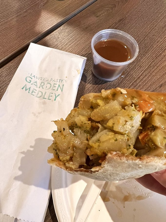 The Garden Medley proves vegetarian options needn't be afterthoughts. This veggie-stuffed beauty could convert even dedicated carnivores.