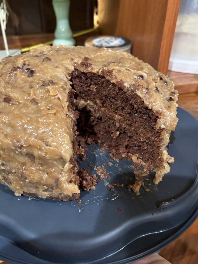 This isn't just dessert&mdash;it's therapy in cake form. The German chocolate with that gooey coconut frosting is worth every calorie.