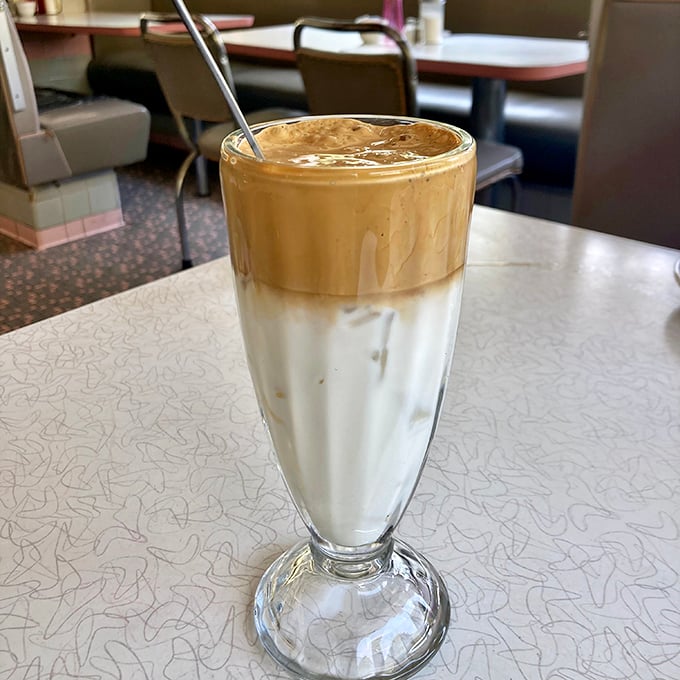 The Greek frappe stands tall and proud &ndash; half dessert, half caffeine delivery system, all delicious. Coffee with ambition.