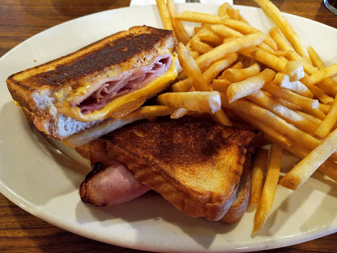 The humble grilled sandwich&mdash;crispy, gooey, and paired with fries&mdash;proves that sometimes the most satisfying meals don't need a fancy pedigree.