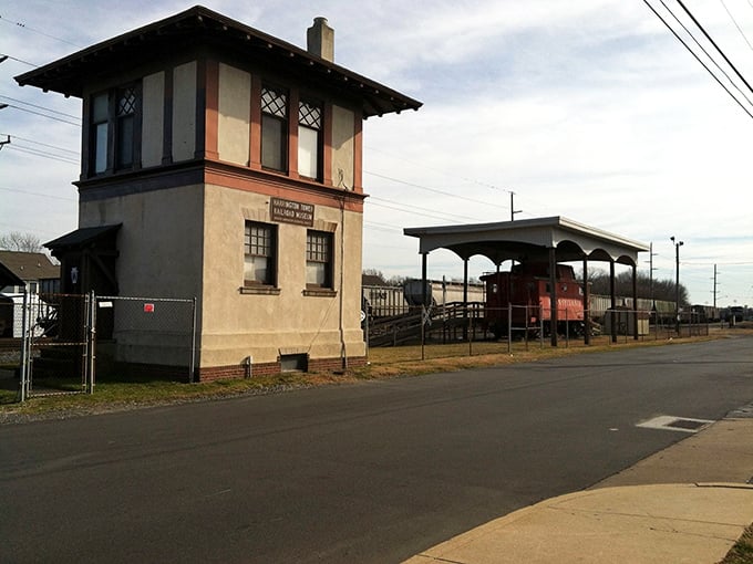 The historic Harrington Tower Railroad Museum whispers stories of the town's rail-centered past, when trains connected this small community to the wider world.