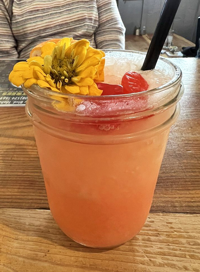 This isn't just a Bloody Mary&mdash;it's garden-in-a-glass artwork. The flower garnish is nature's way of high-fiving your beverage choice.