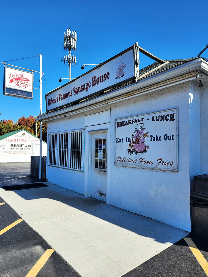 Helen's Sausage House serves breakfast that could make your grandmother jealous of their home fries.