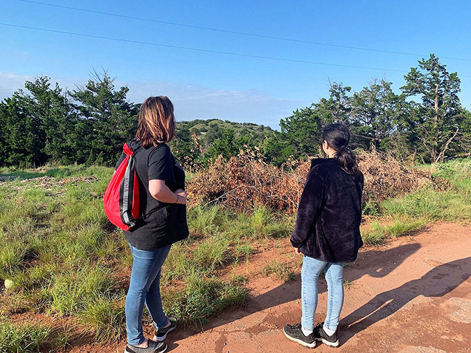 Hiking trails near Watonga offer panoramic views and exercise opportunities where the only membership required is a pair of comfortable shoes.