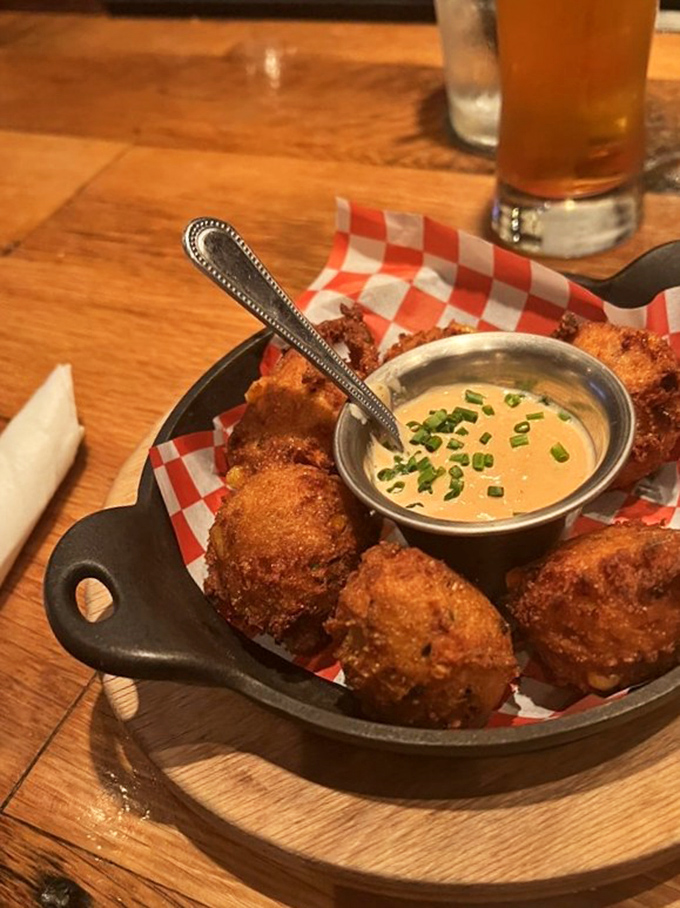 Hush puppies that actually deserve their crispy, golden spotlight. These aren't just filler&mdash;they're the opening act that steals the show.