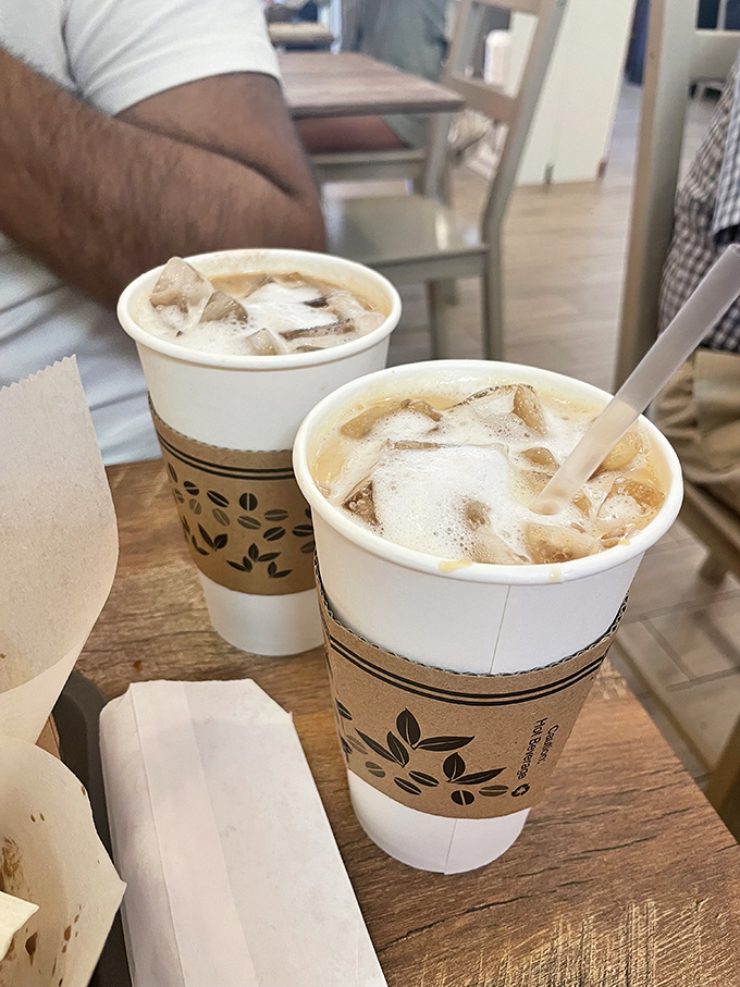 Iced coffee companions waiting for their moment in the spotlight. In Florida heat, these aren't just drinks &ndash; they're survival tools.