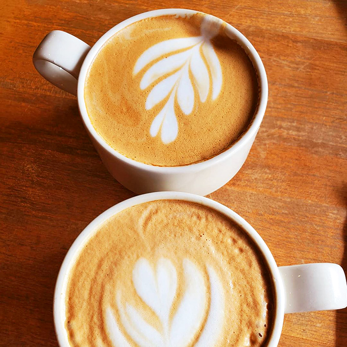 The latte art is lovely, but it's the robust coffee beneath that fuels San Franciscans through foggy mornings and steep hill climbs.