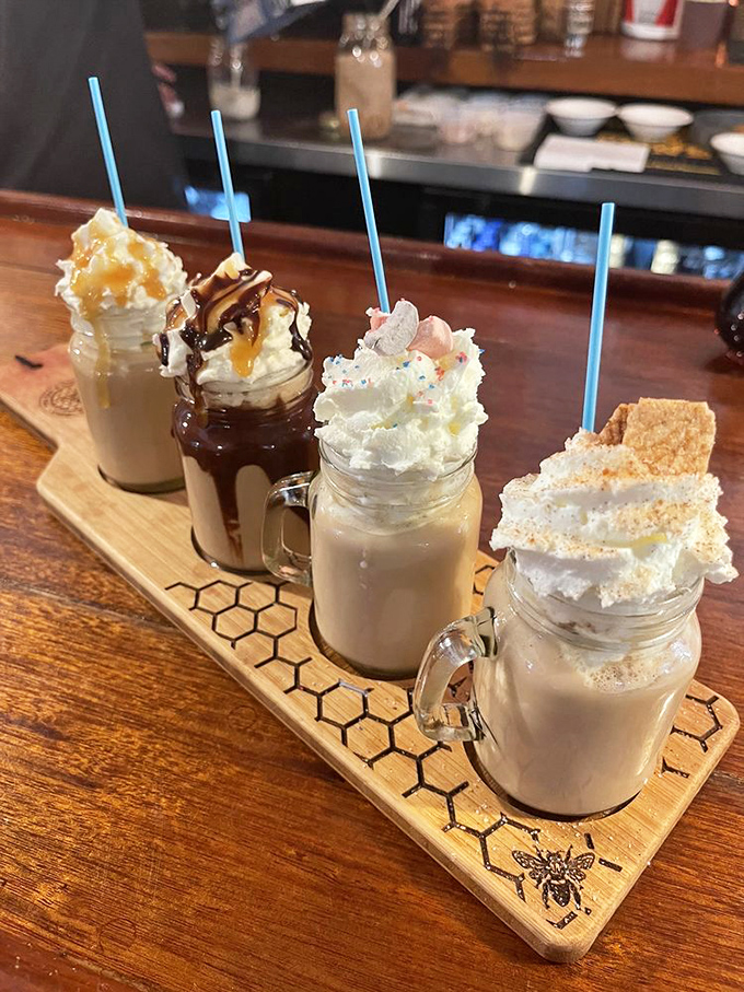 The flight of fancy every coffee lover deserves. Four different ways to caffeinate that turn morning fuel into dessert-worthy indulgence.