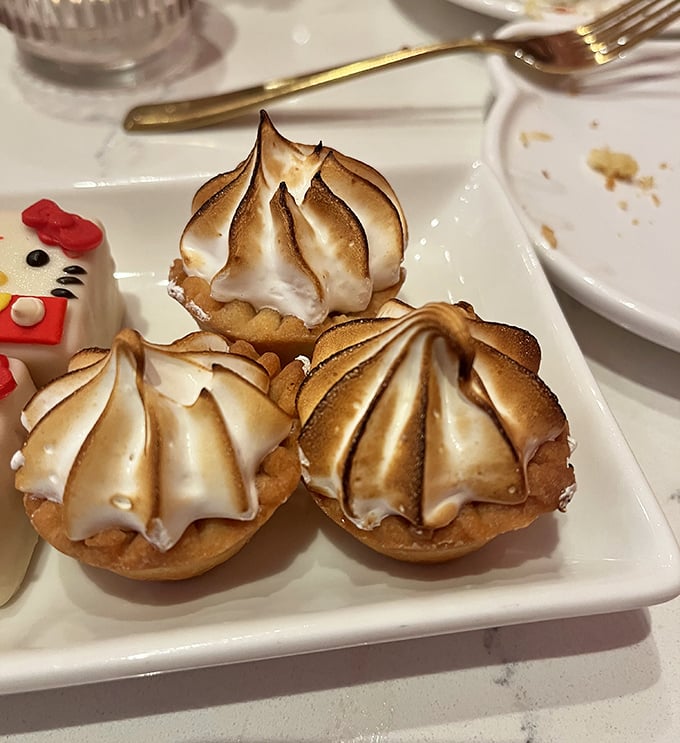 These meringue tarts aren't just desserts&mdash;they're tiny works of art with peaks toasted to golden perfection. Pastry architecture at its finest.