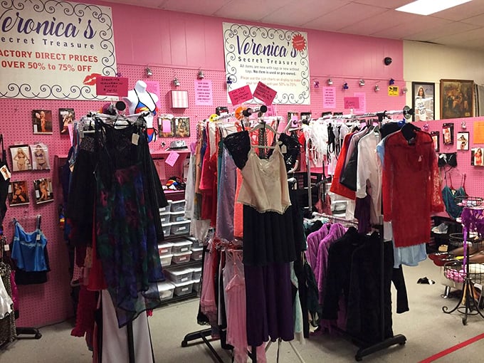 Even intimate apparel gets the boutique treatment. "Veronica's Secret Treasure" offers vintage glamour without the mall-store markup.